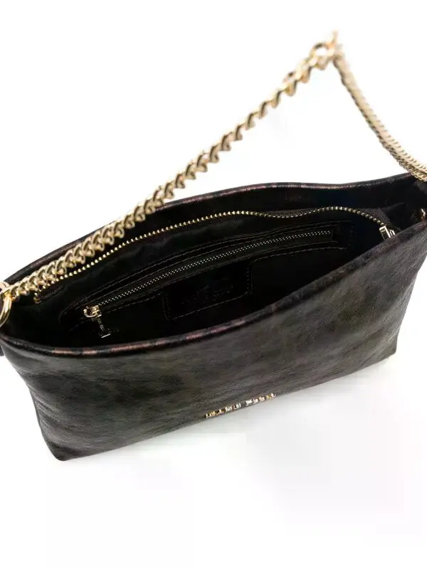 MARC ELLIS Leopard-print Chain-link Tote Bag