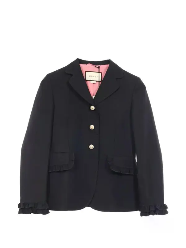 Gucci 2010s Faux-pearl Frill Jacket
