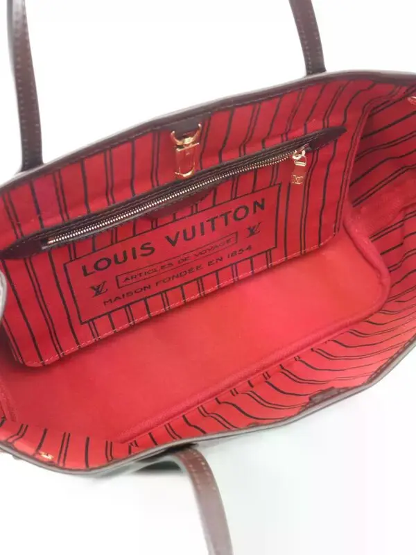 LOUIS VUITTON 2018 Neverfull Pm Damier Ebene Tote Bag - Brown