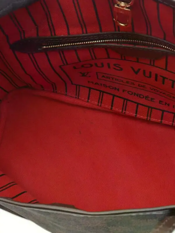 LOUIS VUITTON 2018 Neverfull Pm Damier Ebene Tote Bag - Brown