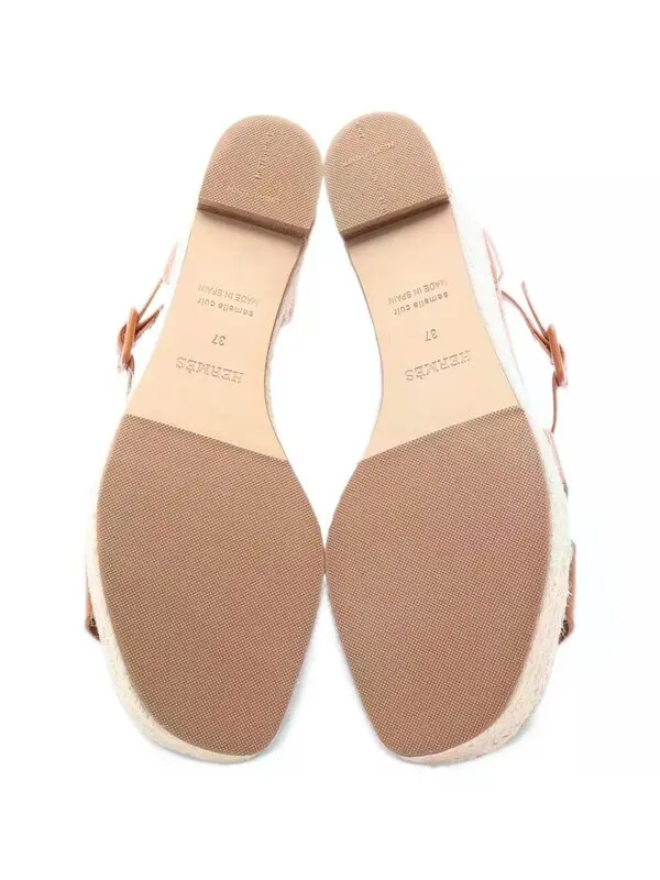 Hermès 2010s Elda Espadrille Sandals