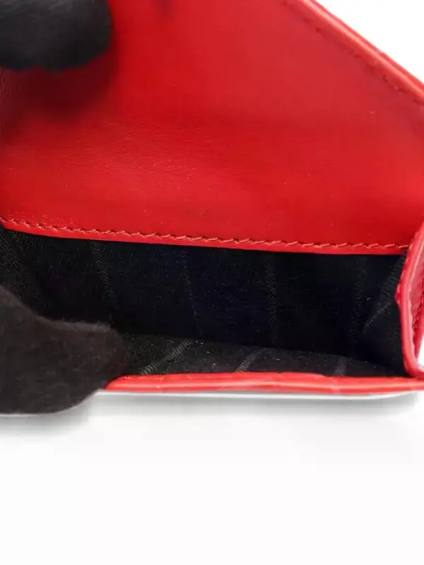 VIVIENNE WESTWOOD Crocodile-embossed Trifold Wallet