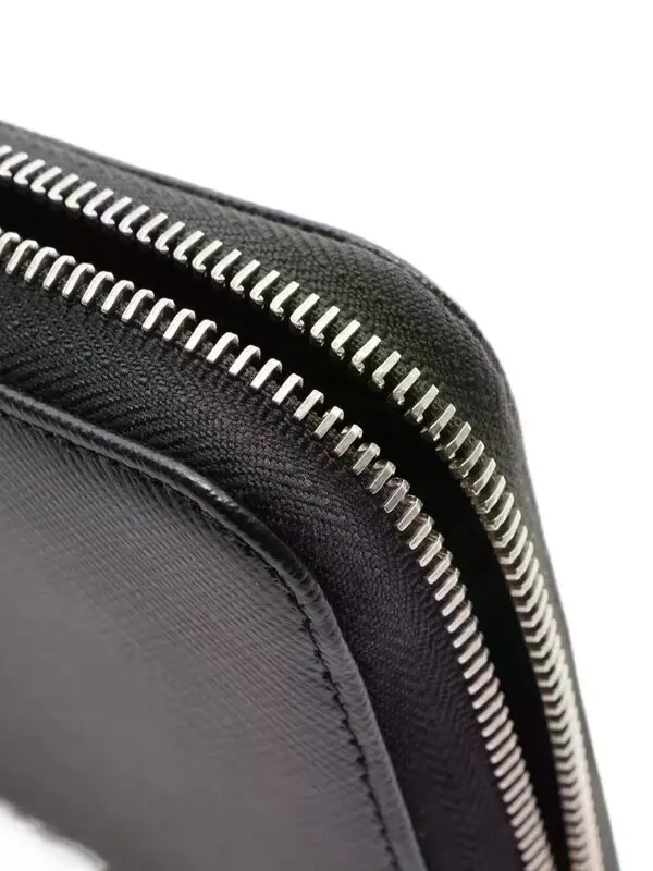 Prada 2010 Saffiano Round Zip Wallet