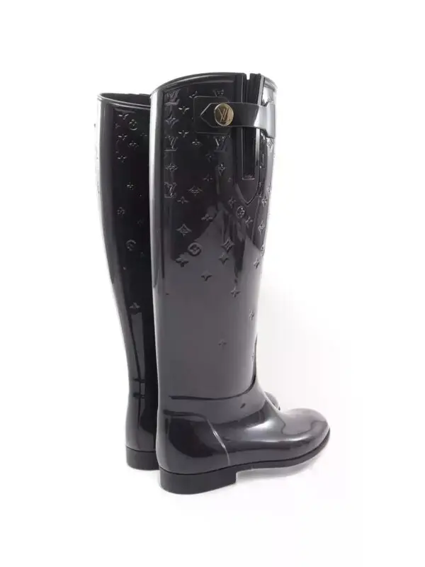 LOUIS VUITTON 2015 Drops Line Monogram Rain Boots