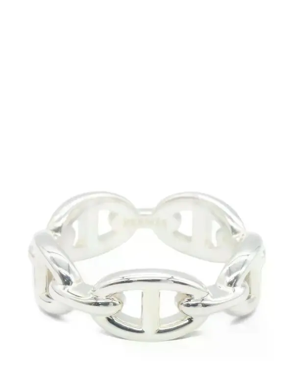 Hermès 2020s Pm Chaine D'ancre Ring - Silver