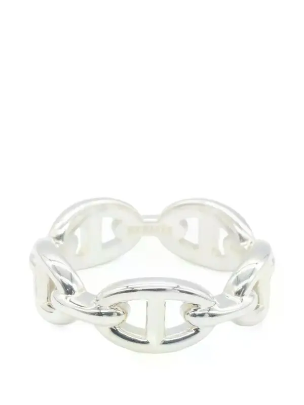 Hermès 2020s Pm Chaine D'ancre Ring - Silver