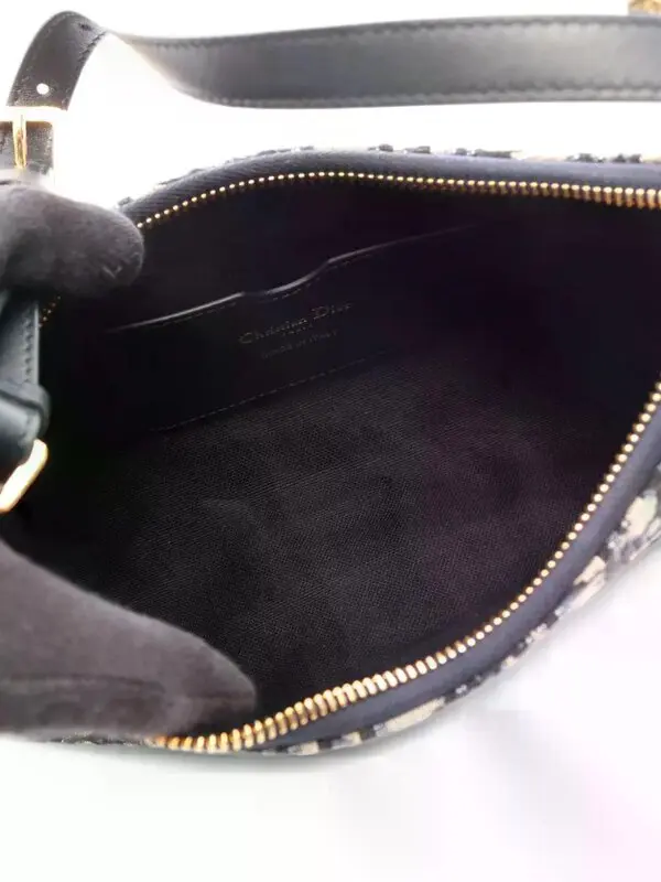 Dior 2010s 30 Montaigne Cigale Oblique Shoulder Bag