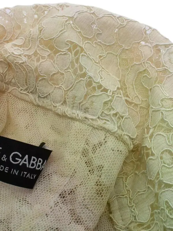 Dolce & Gabbana 2000s Floral Lace Coat