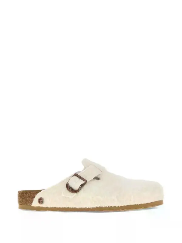 BIRKENSTOCK Boston Wool Slippers - Neutrals