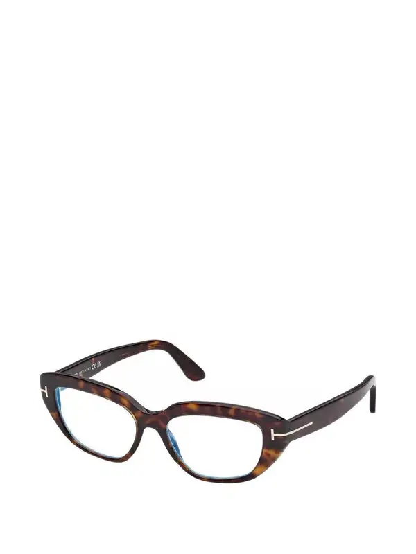 TOM FORD Cat-eye Frame Glasses - Brown