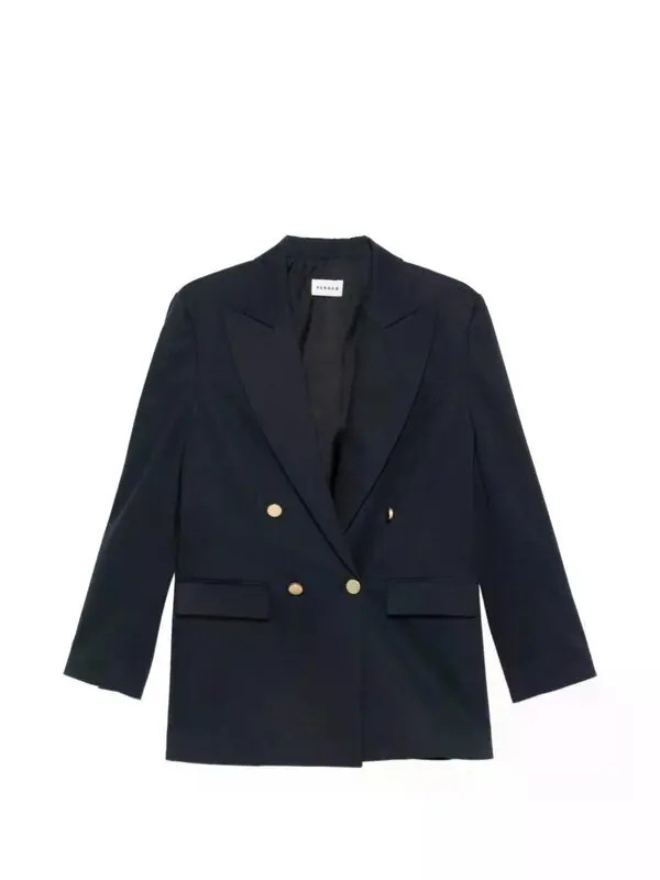 P.a.r.o.s.h Double-breasted Peak-lapel Blazer - Blue
