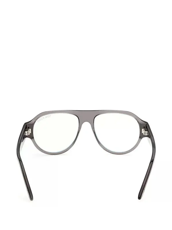 TOM FORD Pilot-frame Glasses - Grey