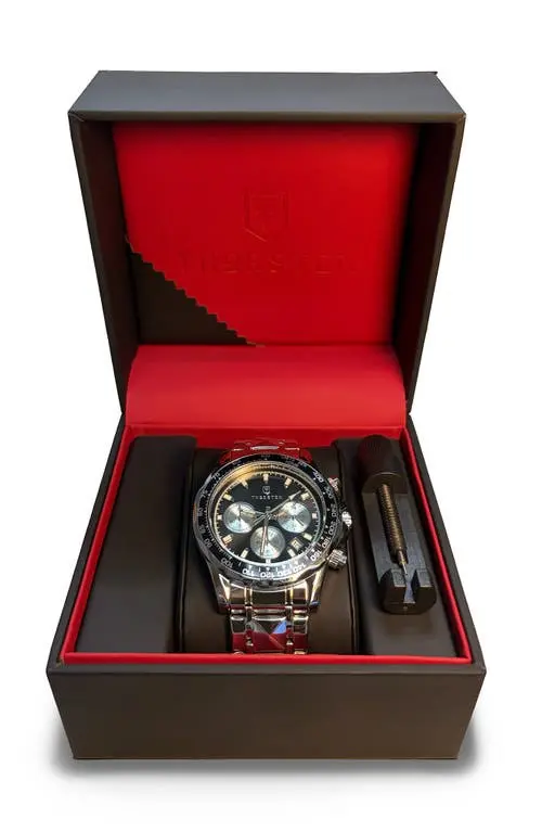 LARSON JEWELERS Count Chronograph Bracelet Watch