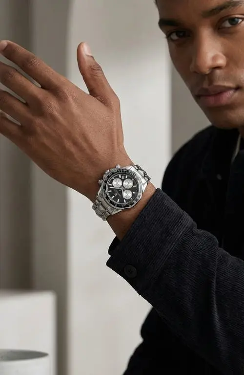 LARSON JEWELERS Count Chronograph Bracelet Watch