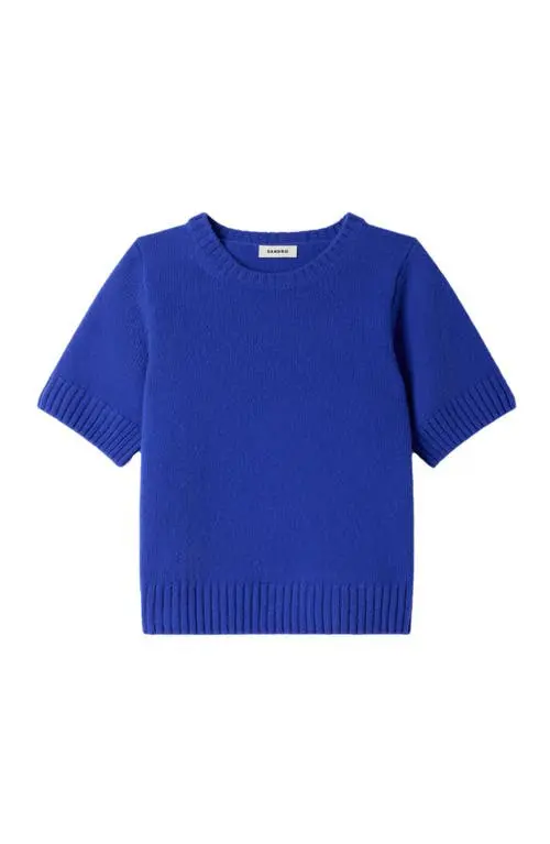 Sandro Wool Sweater With Logo