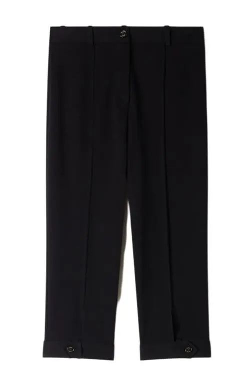 Sandro Pleated Capri Trousers