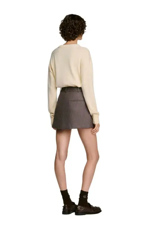Sandro Wool Skort