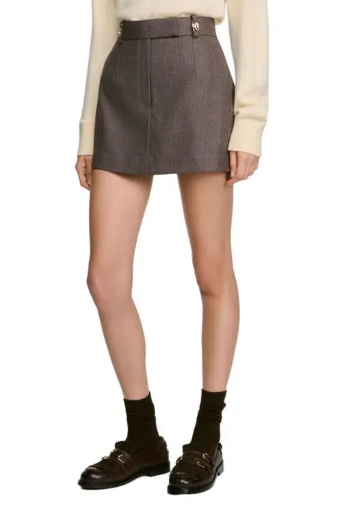 Sandro Wool Skort