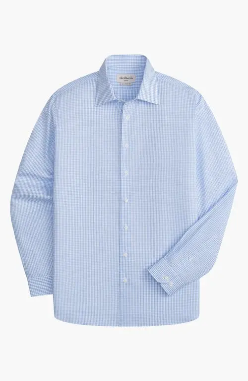 THE BLACK TUX Essential Windowpane Check Dress Shirt
