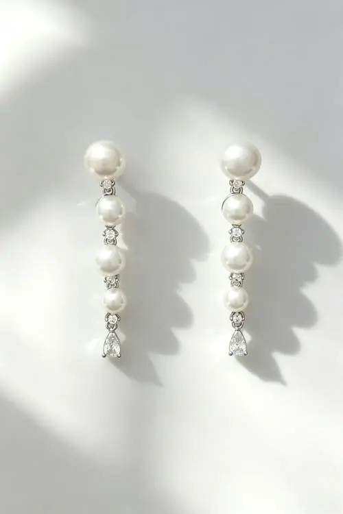 CLASSICHARMS Cascade Freshwater Pearl Dangle Earrings