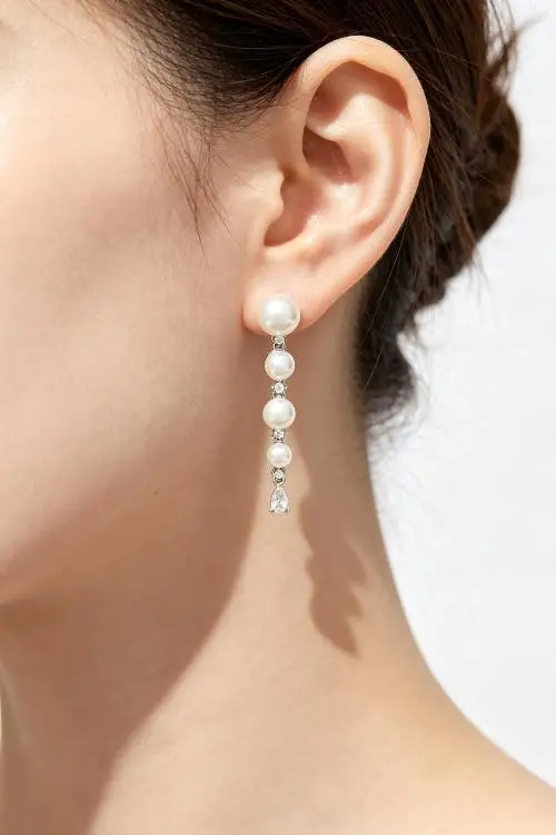 CLASSICHARMS Cascade Freshwater Pearl Dangle Earrings