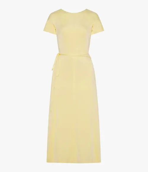 Another Tomorrow Fluid Wrap Dress