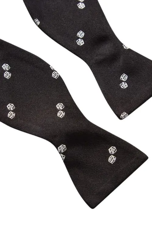Robert Talbott Bond Dice Silk Self-tie Bow Tie