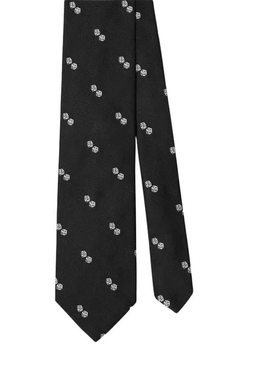 Robert Talbott Robert Dice Best Of Class Necktie - Black