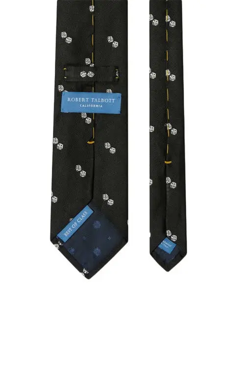 Robert Talbott Robert Dice Best Of Class Necktie - Black