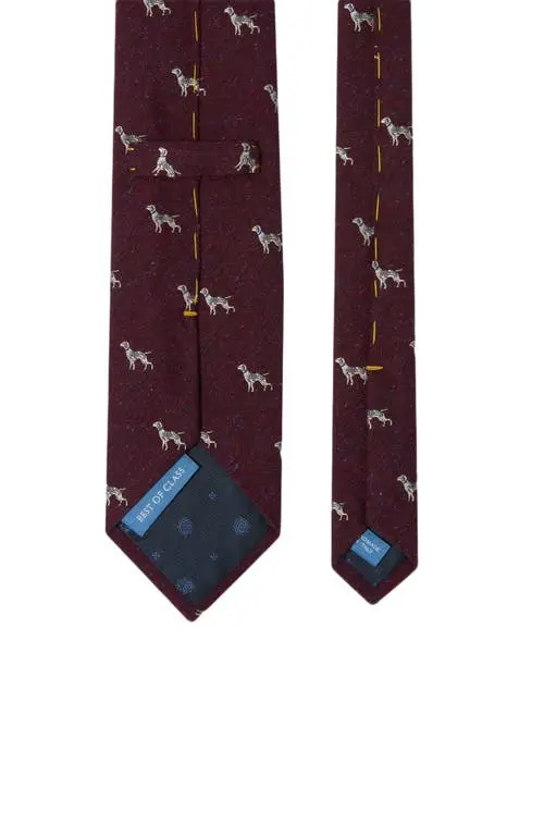 Robert Talbott Robert Pointer Bourette Best Of Class Necktie - Maroon
