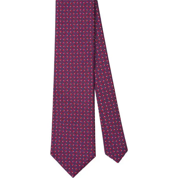 Robert Talbott Robert Equestrian Links Best Of Class Necktie - Maroon Multi
