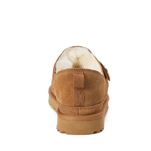 DEARFOAMS Fireside Genuine Shearling Coin Mini Bootie Water Resistant