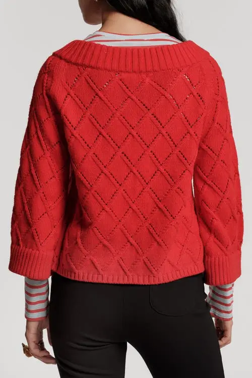 FRANCES VALENTINE Diamond Cardigan