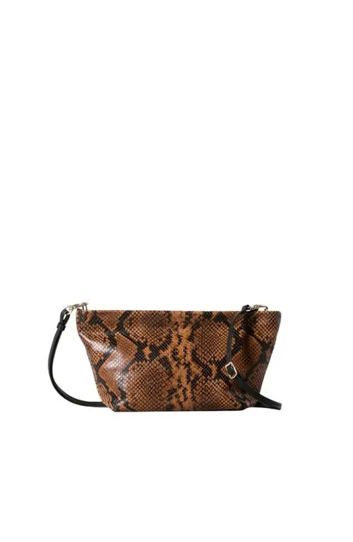 HYER GOODS La Sala Convertible Shoulder Bag - Tan Python