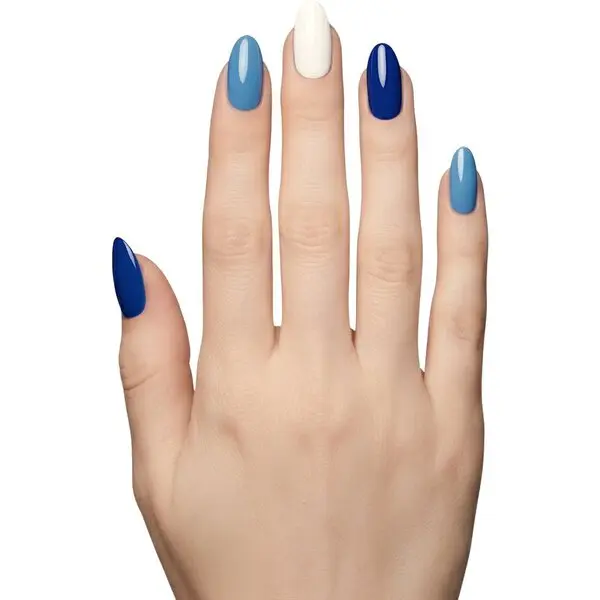 XPNAIL 2-pack Nail Polish Strips Mixed Special Curated Colors Set32ct - Blue Mixed
