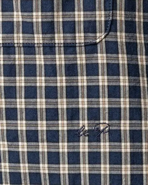 LE PERE Cross Button-down Shirt