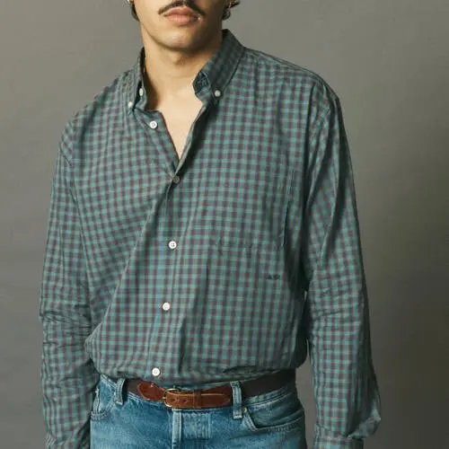LE PERE Seafoam Button-down Shirt