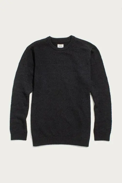 Bridge & Burn Calder Recycled Cotton Blend Sweater - Midnight