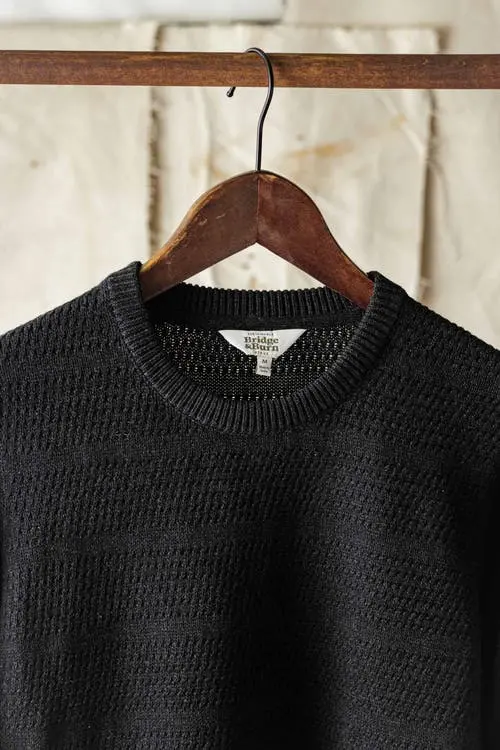 Bridge & Burn Calder Recycled Cotton Blend Sweater - Midnight