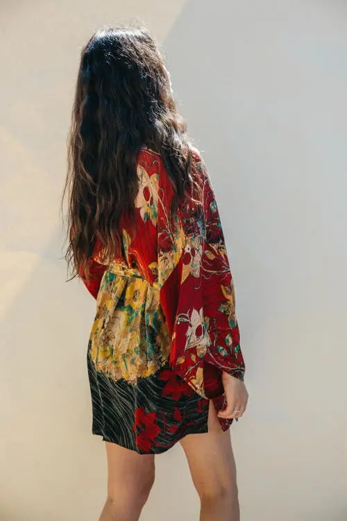 SUN CHILD Wrap Dress Korakia