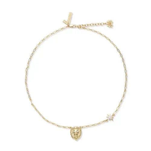 Lele Sadoughi Leo Zodiac Necklace