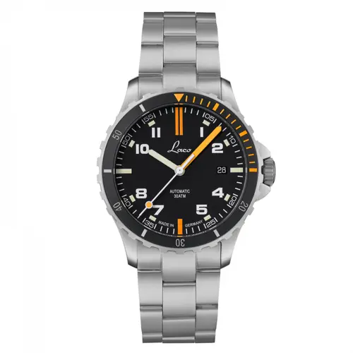 LACO Scorpion Mojave39mm Stainless Steel Bracelet Dial - Black