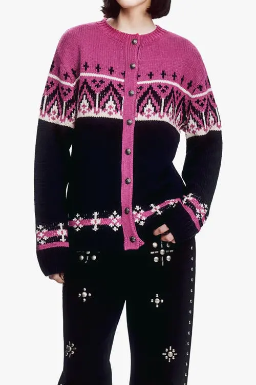 Anna Sui Fair Isle Knit