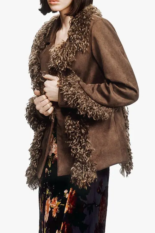 Anna Sui Faux Suede Jacket