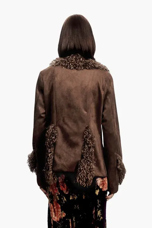 Anna Sui Faux Suede Jacket
