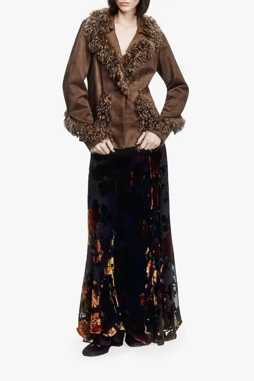 Anna Sui Faux Suede Jacket