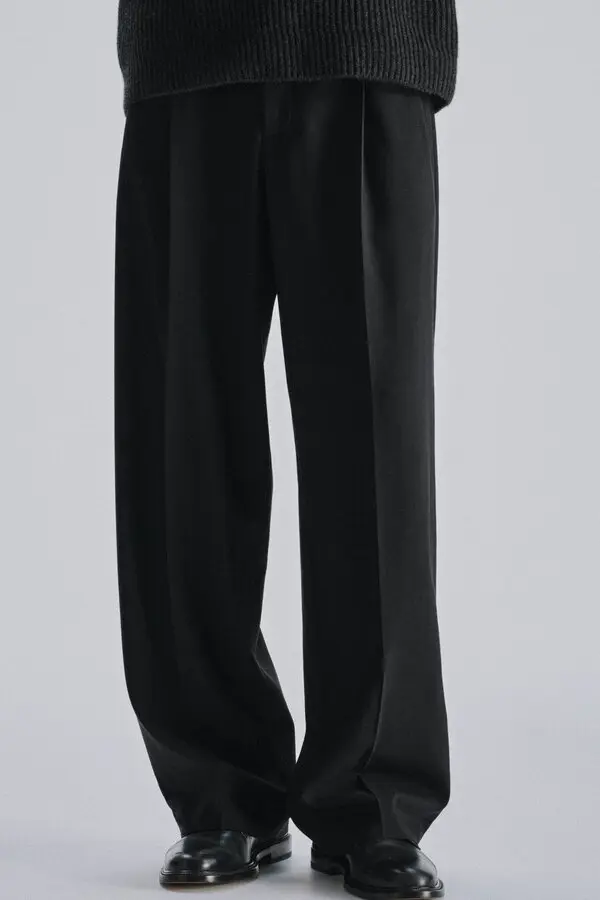 THE ROW Sue Pant - Black