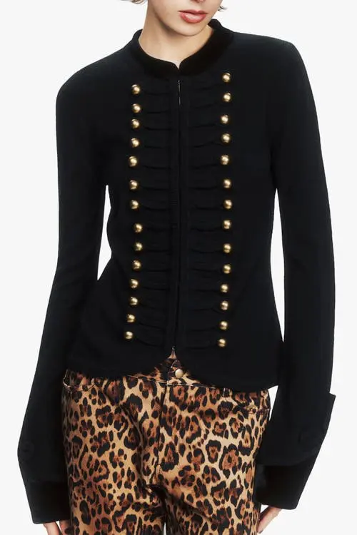 Anna Sui Military Cardigan Jacket