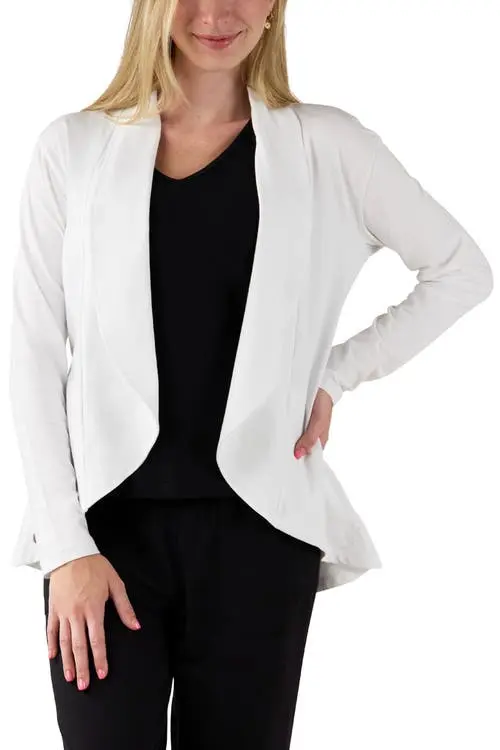 UV SKINZ Long Sleeve Cascade Sun Layer - White