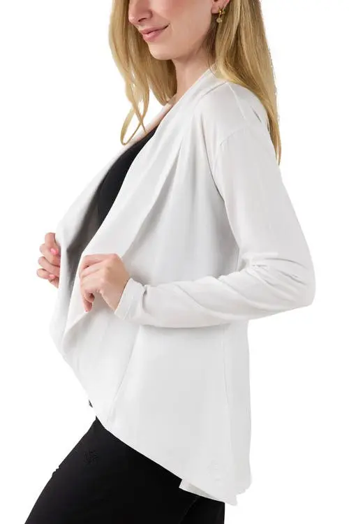 UV SKINZ Long Sleeve Cascade Sun Layer - White